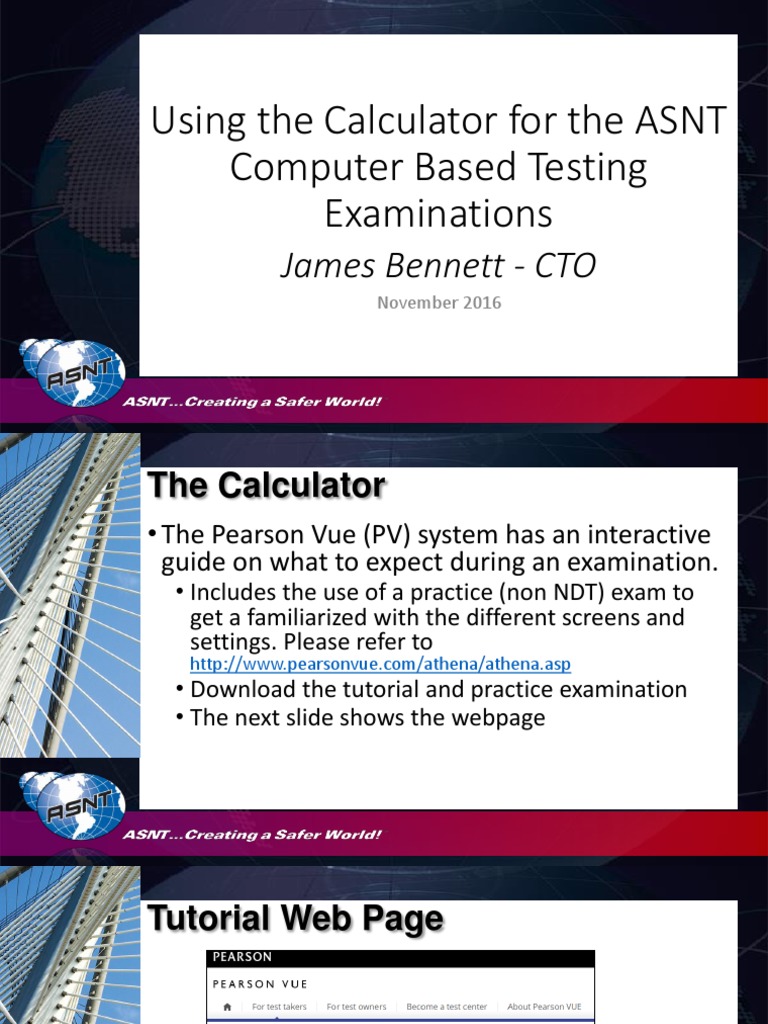 ASNT Calculator Guide | PDF | Human–Computer Interaction | Computing