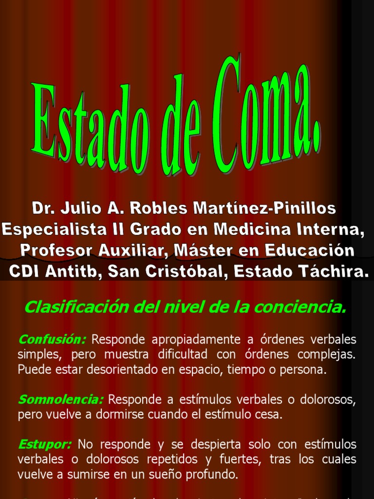Estado de Coma | PDF | Coma | Meningitis