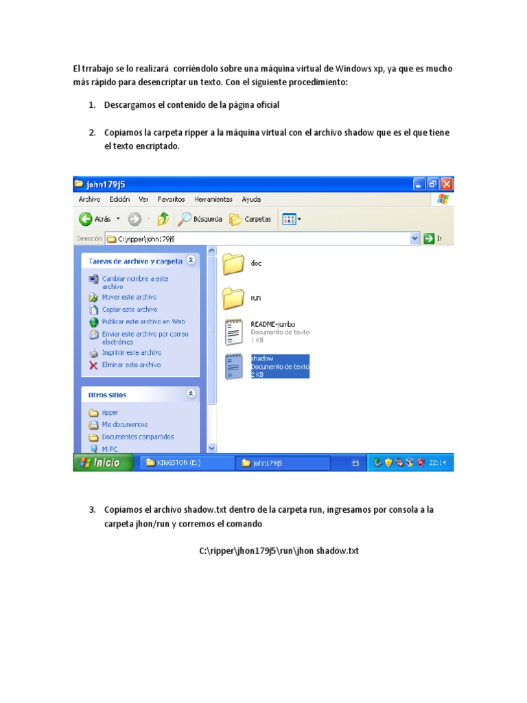 Jhon The Ripper | PDF | Clave (criptografía) | Contraseña