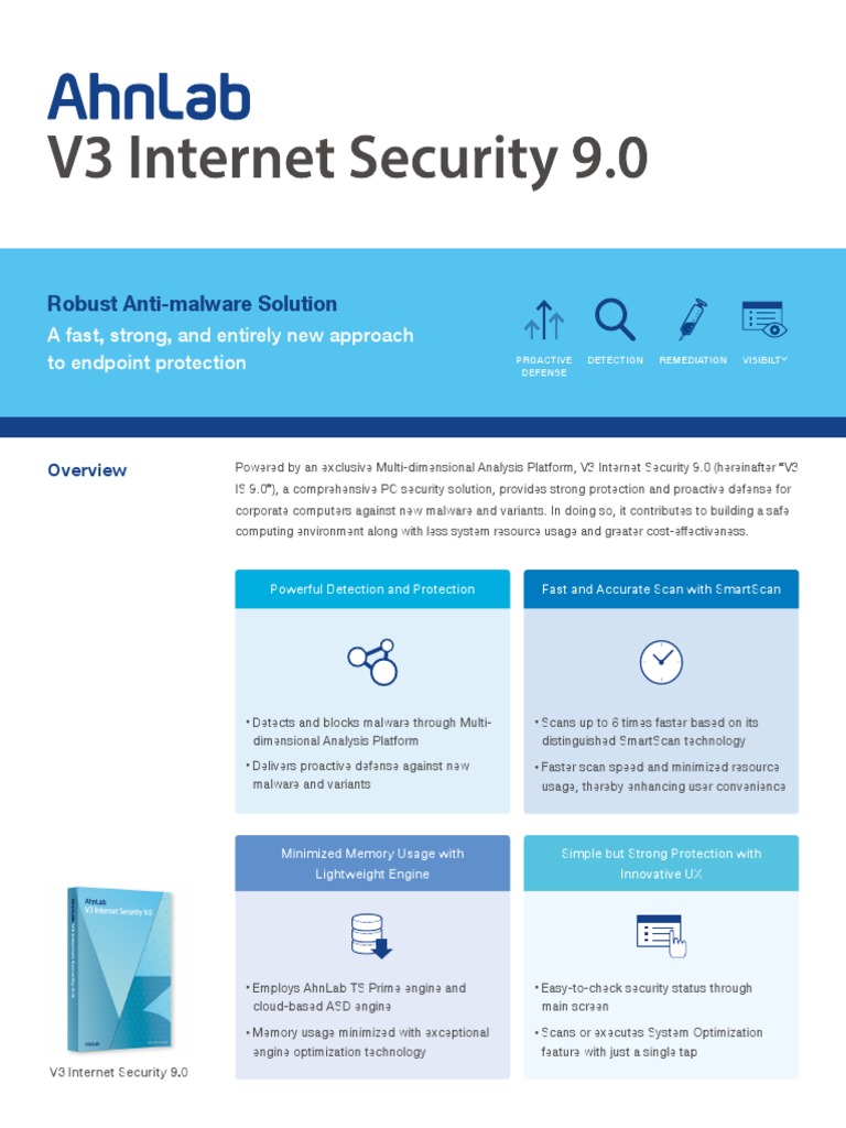 Robust Anti-Malware Solution: A Fast, Strong, and Entirely New Approach ...