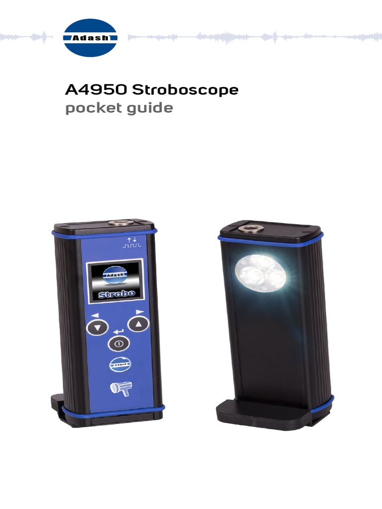 A4950 Stroboscope Pocket Guide | PDF | Frequency | Flashlight