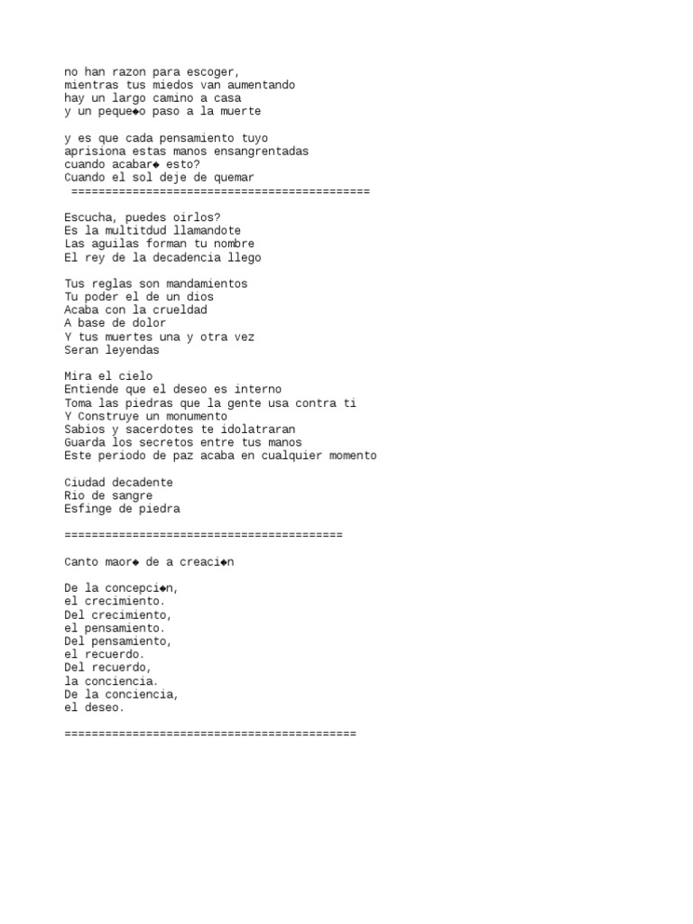 Lyrics | PDF
