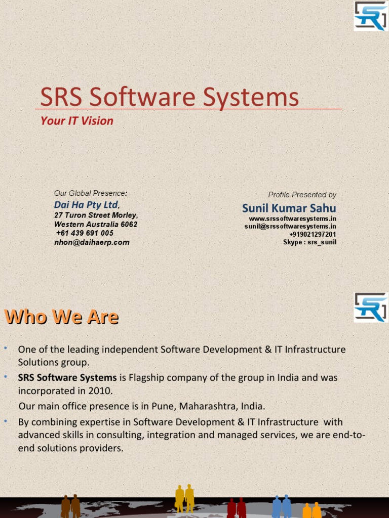 SRS Software Systems: An Overview of an IT Solutions Provider Offering ...
