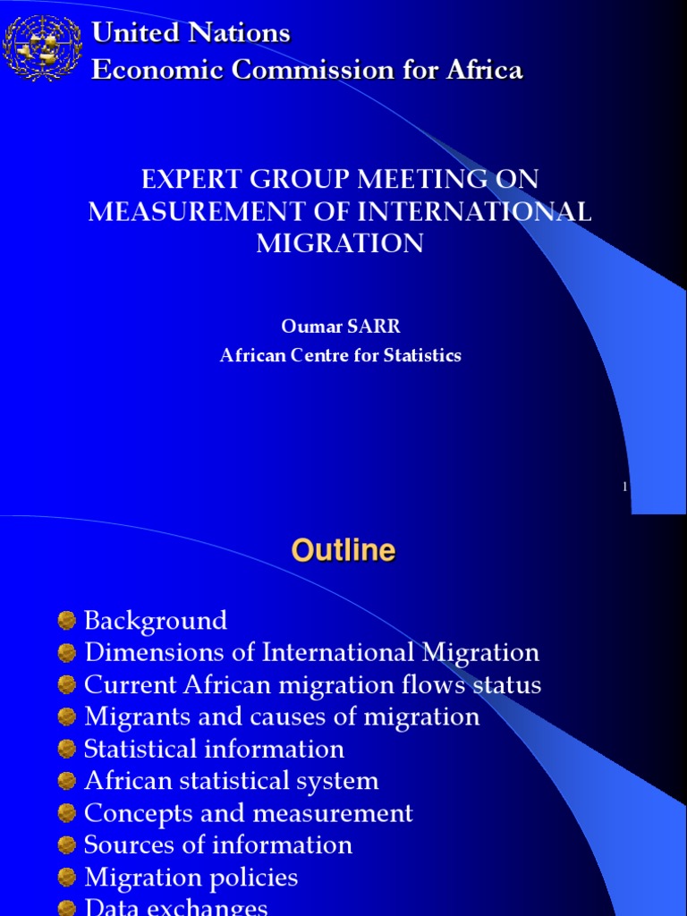 Expert Group Meeting On Measurement of International Migration | PDF ...