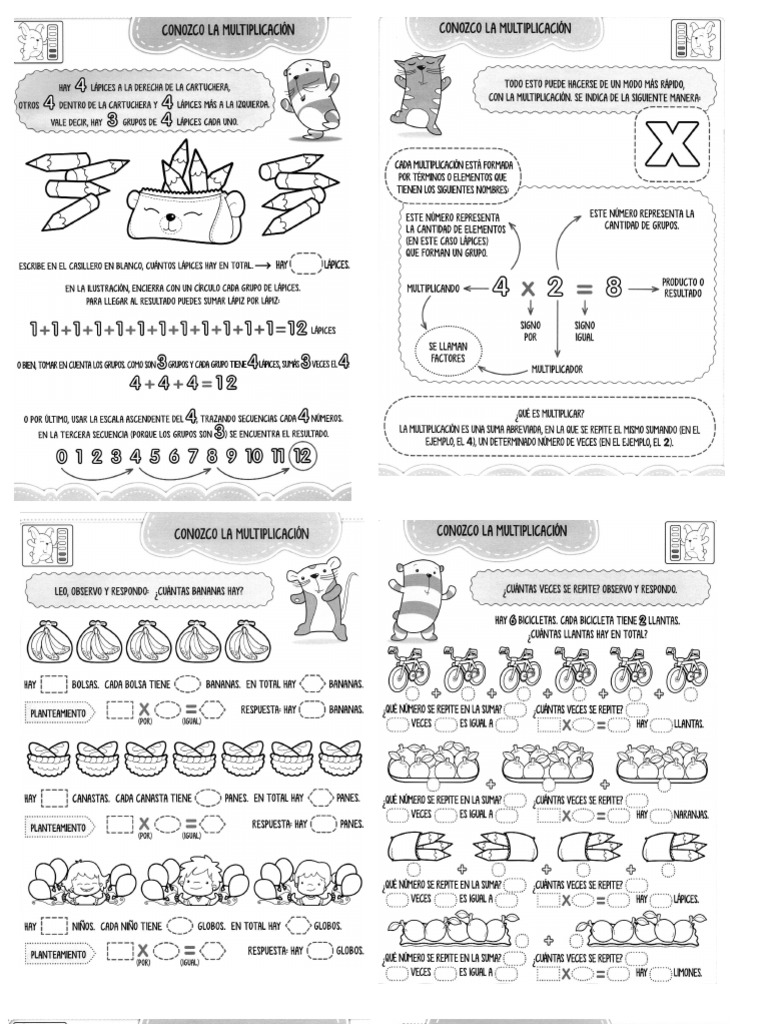 Libro Multiplicacion | PDF