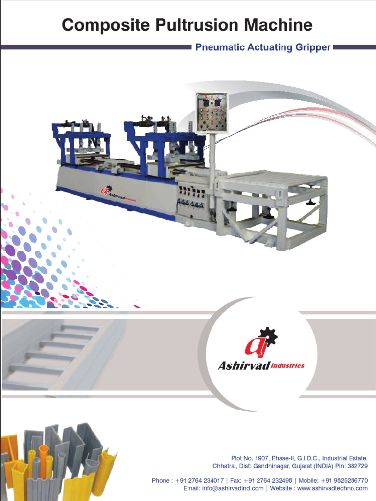 Composite Pultrusion Machine | PDF | Mechanical Engineering | Manufactured Goods