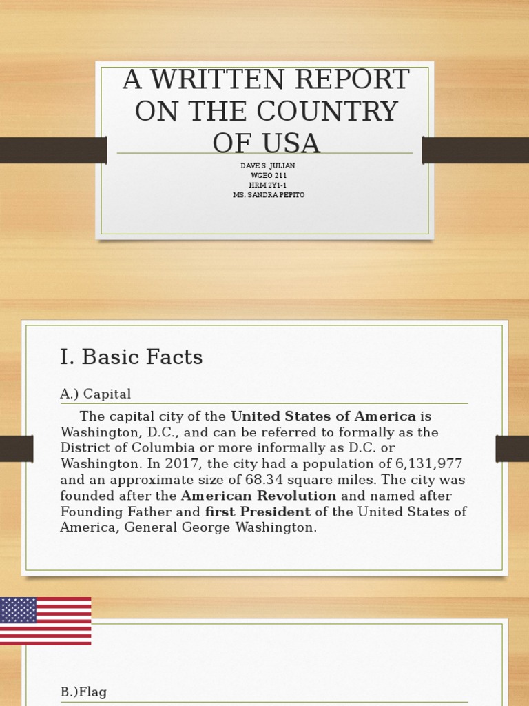 Essential Facts About the USA | PDF | Flag Of The United States ...