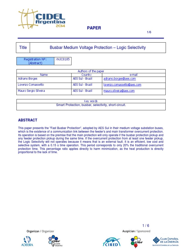 Logic Selectivity | PDF | Electrical Substation | Relay