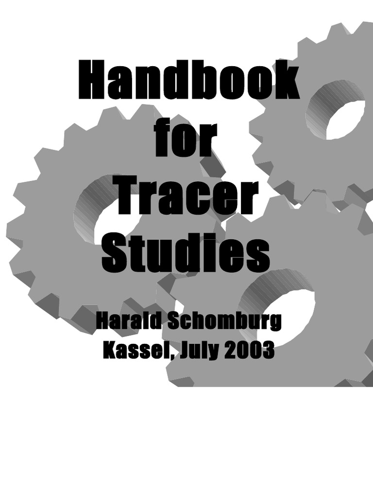 Tracer Study Handbook for Graduates | PDF | Microsoft Word | Spss
