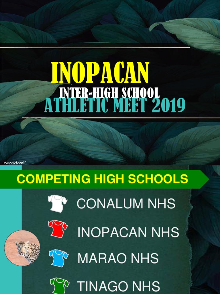 District Meet | PDF | Sports Equipment | Summer Sports