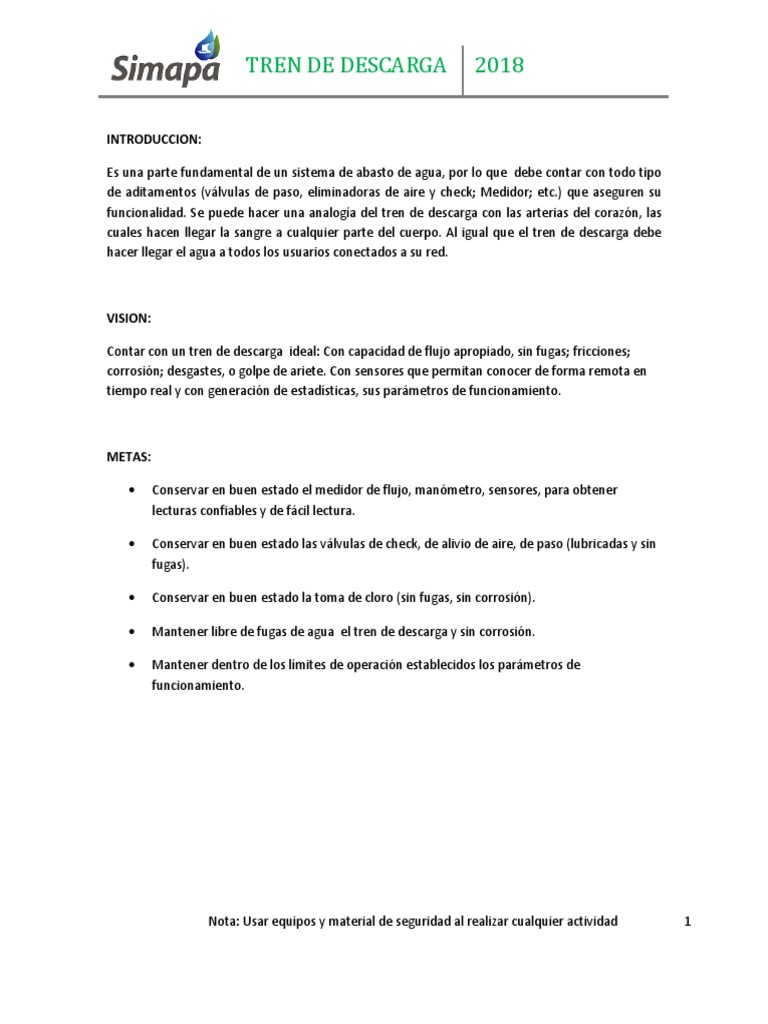 Manual Tren de Descarga | PDF | Naturaleza | Science