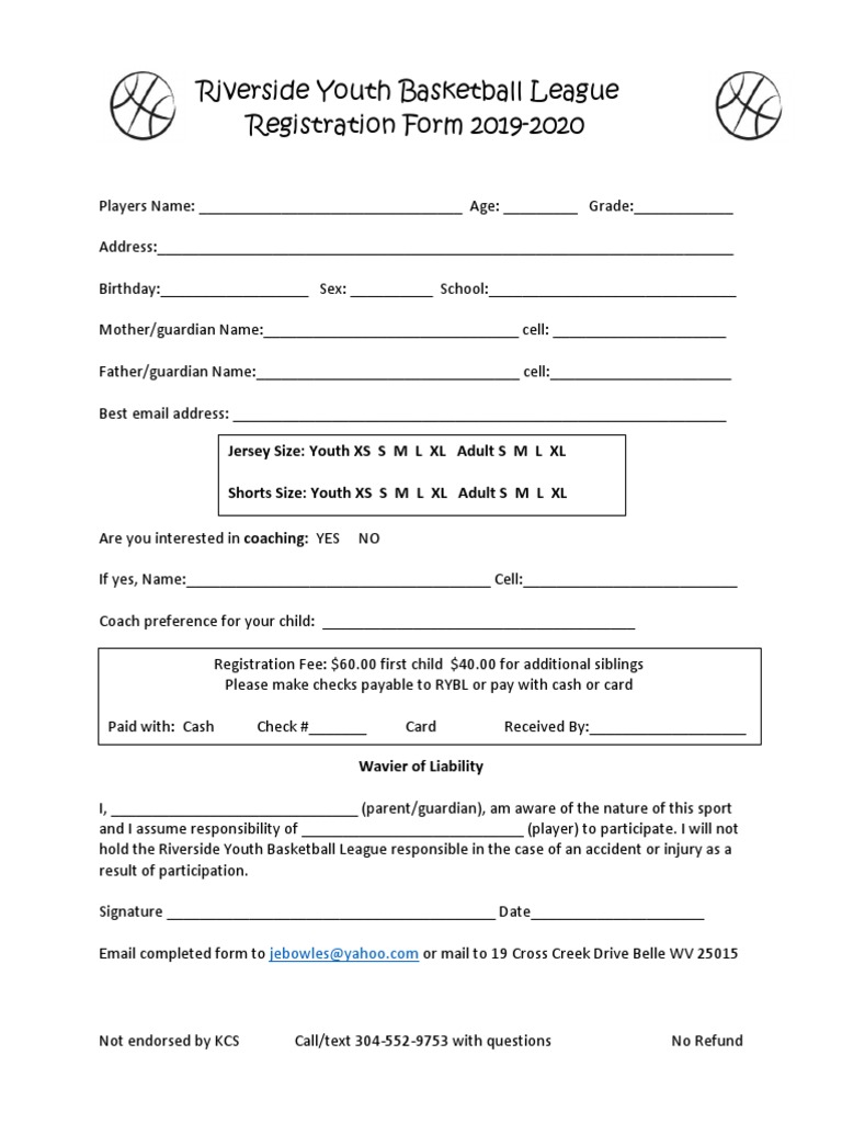 Pre-K & Kindergarten Registration Form | PDF