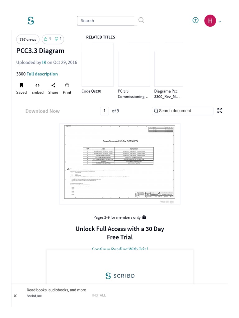 PCC3.3 Diagram: Download Now | PDF | Fuse (Electrical) | Electrical ...