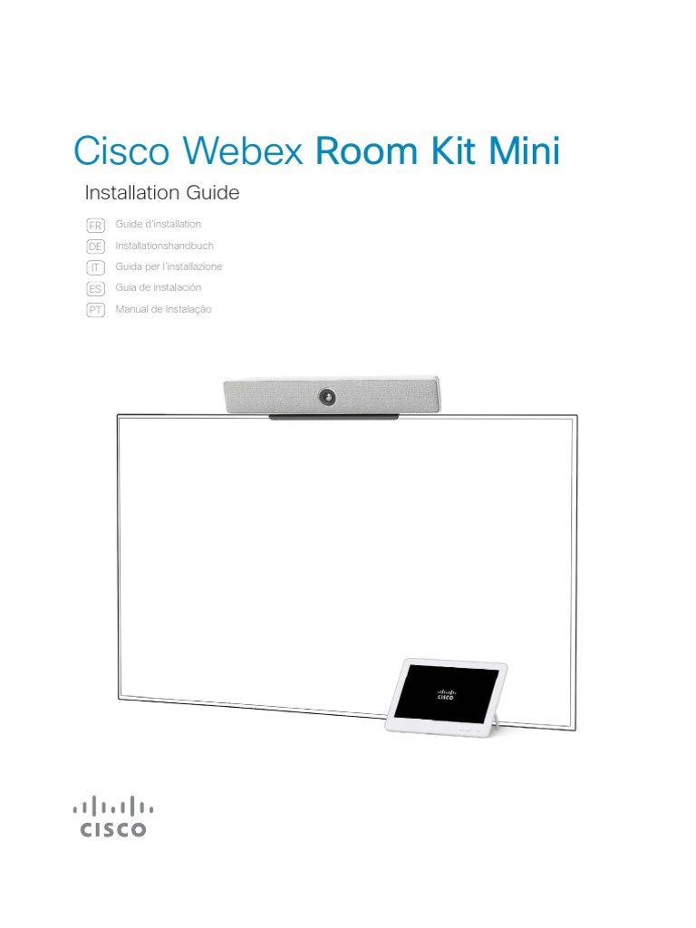 Webex Room Kit Mini Install Guide | PDF | Telecommunications ...