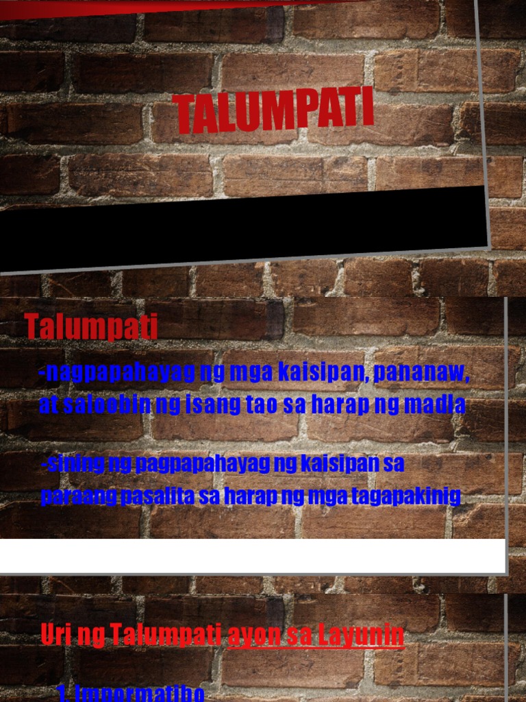 Talumpati | PDF