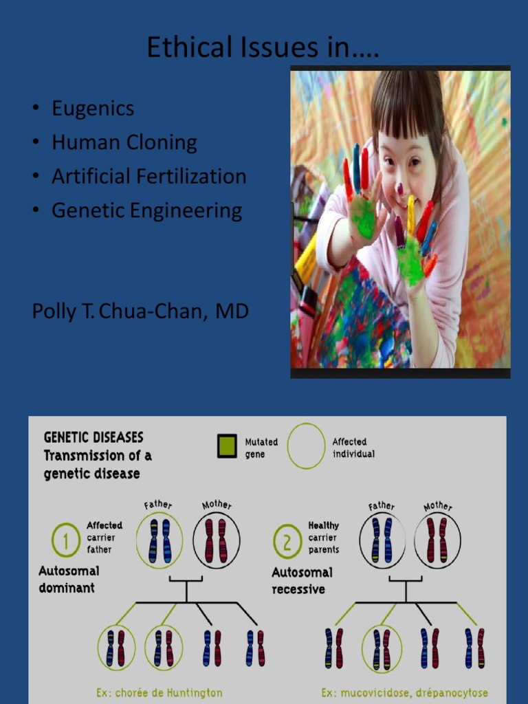 Ethical Issues in .: - Eugenics - Human Cloning - Artificial ...