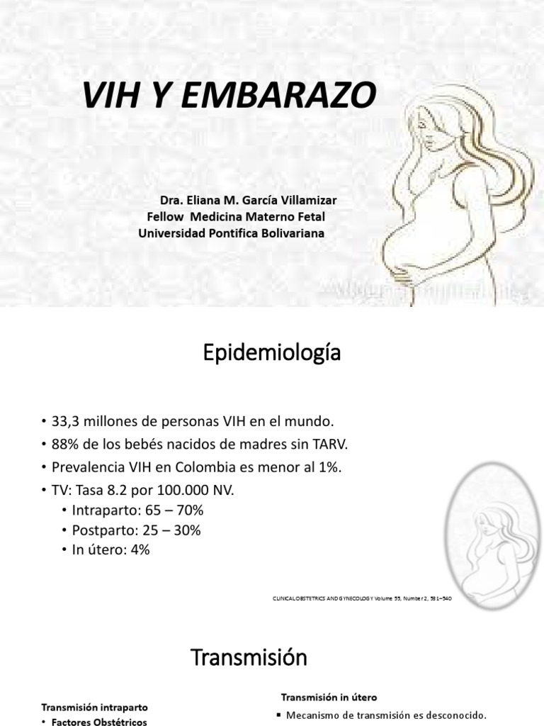 Vih y Embarazo | PDF | Manejo del VIH / SIDA | VIH