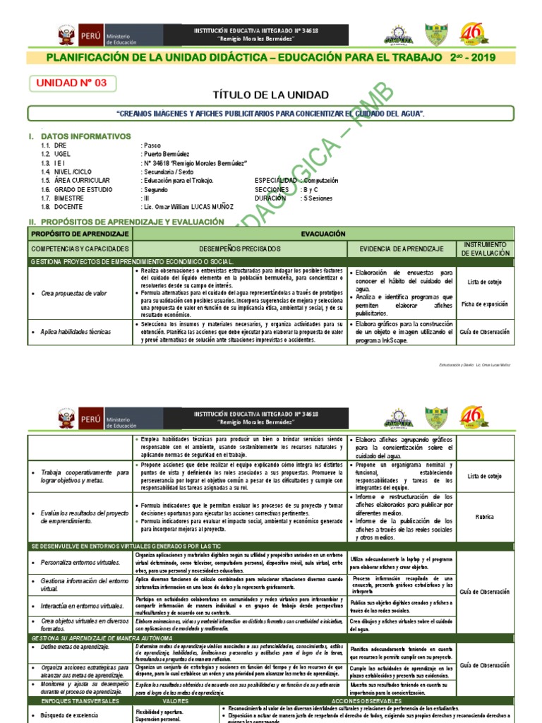 Unidad Ept Computación | PDF | Póster | Aprendizaje