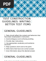 Four Types of Objective Test Items | PDF | Question | Sentence ...