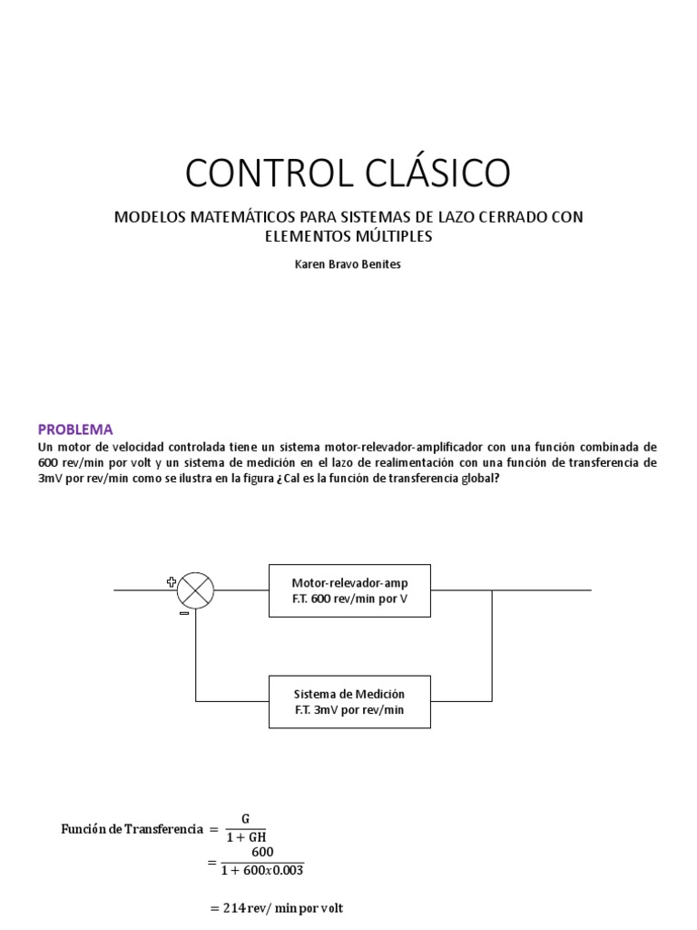 Control Clásico | PDF