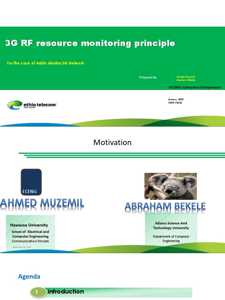 3G RF Resource Monitoring Overview | PDF | High Speed Packet Access ...