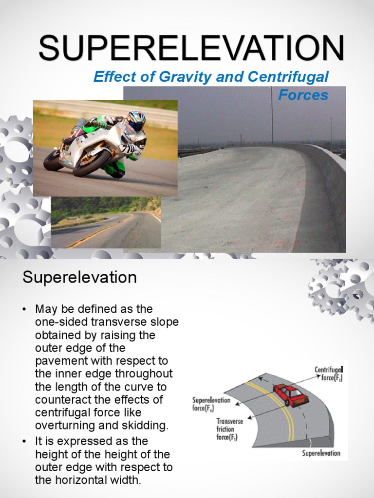 Roadway Superelevation Design | PDF | Force | Acceleration