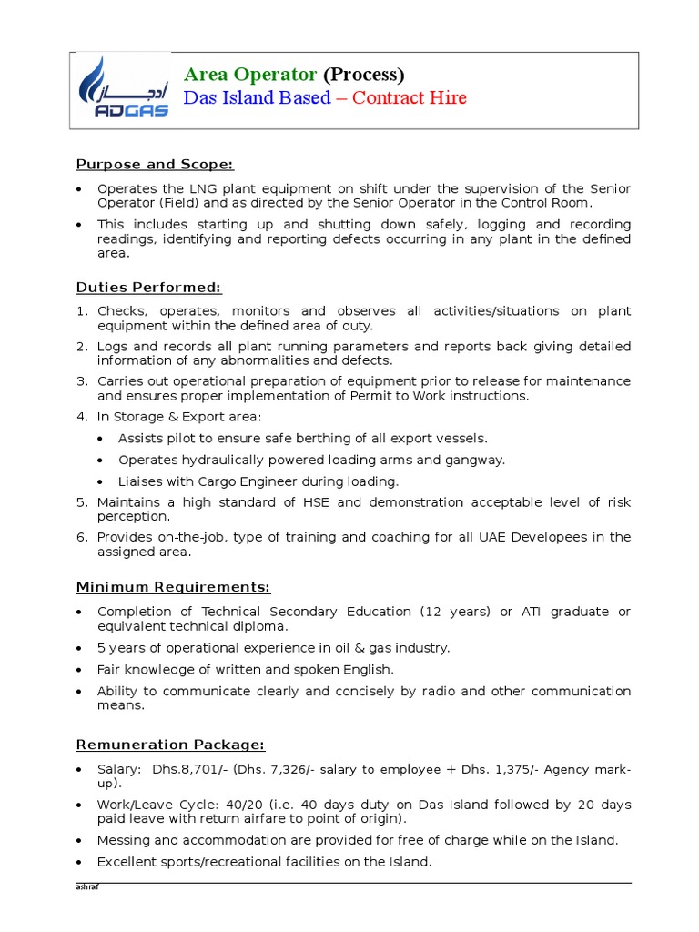 Das Island Based: Area Operator | PDF