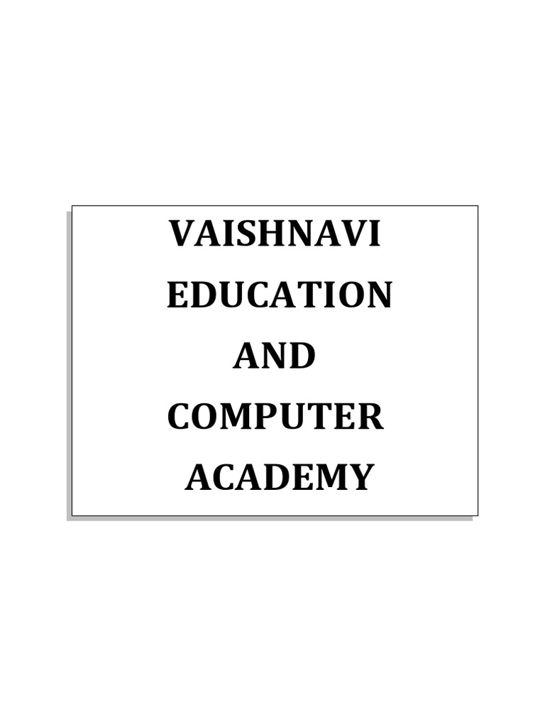 Veca - Dca Syllabus | PDF | Html | World Wide Web
