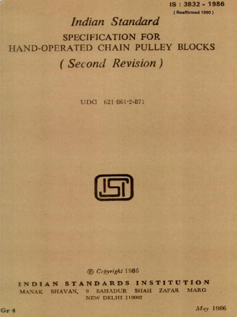 Is 3832 | PDF | Bearing (Mechanical) | Ductility