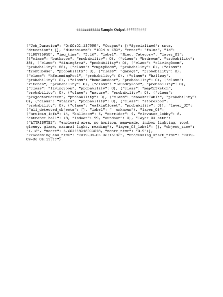 Sample Output ########## | PDF