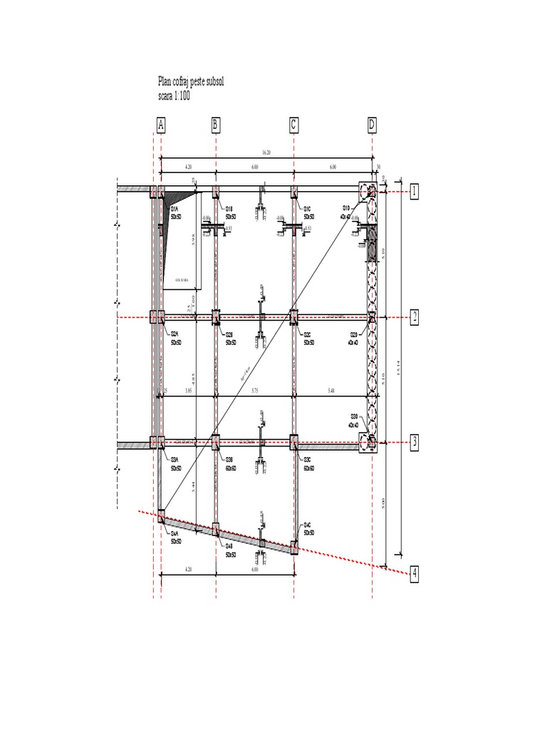 Desene Plan Cofraj | PDF