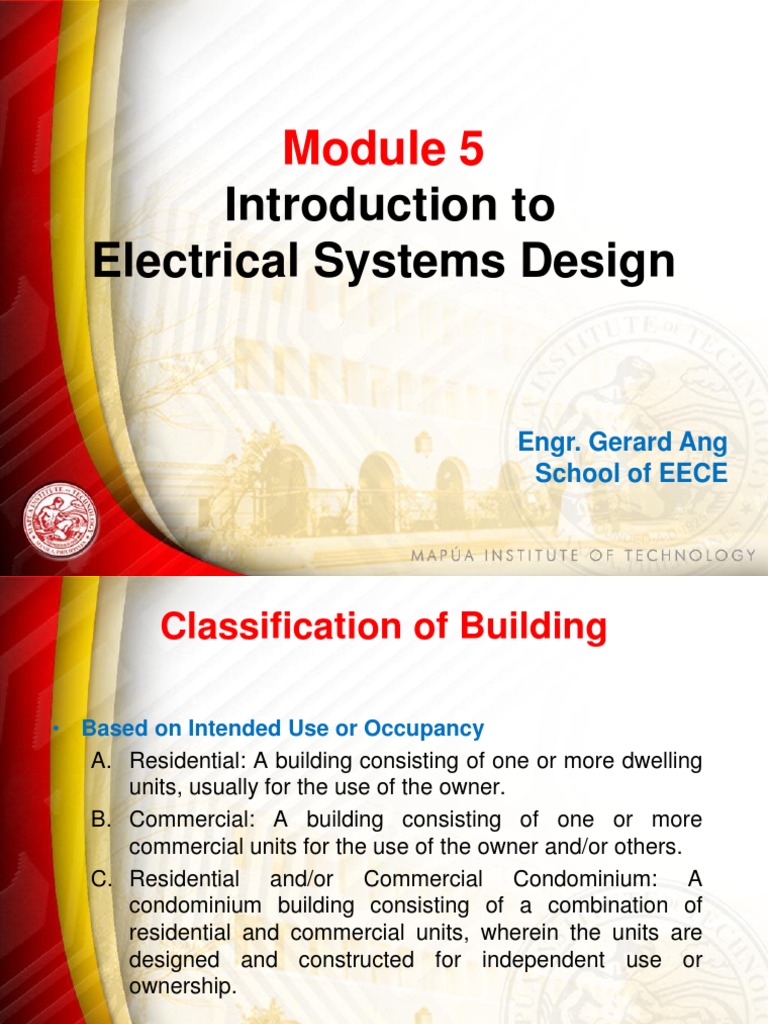 Basic Ee For Ce Module 5 | PDF | Electrical Wiring | Building
