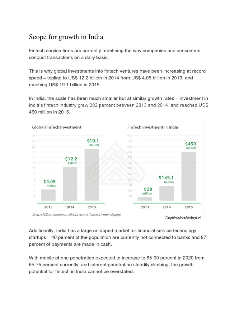 Fintech Scope | PDF | Financial Technology | Finance & Money Management