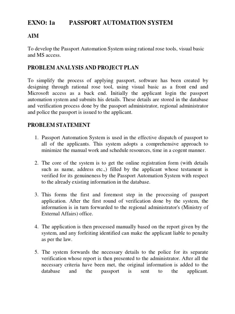 OOAD Lab Exercise-1 To 3 | PDF | Use Case | Databases