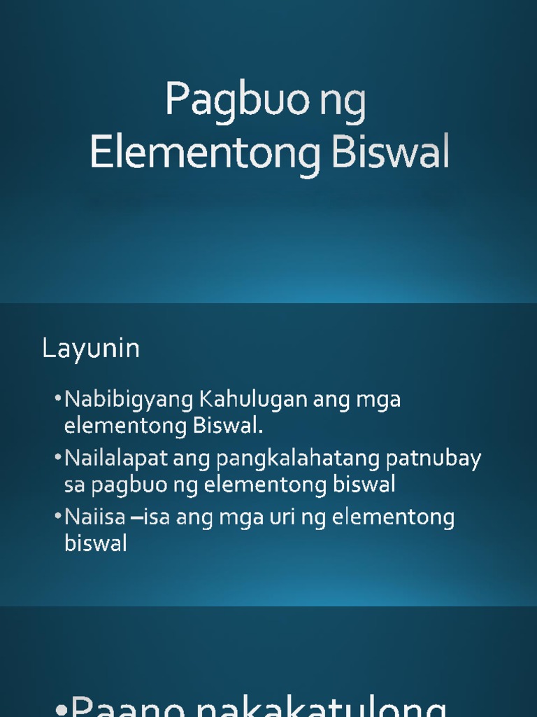 Elementong Biswal | PDF
