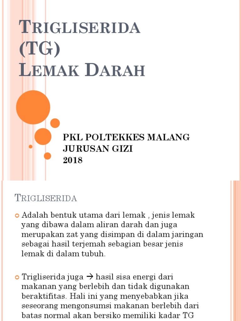 Trigliserida | PDF