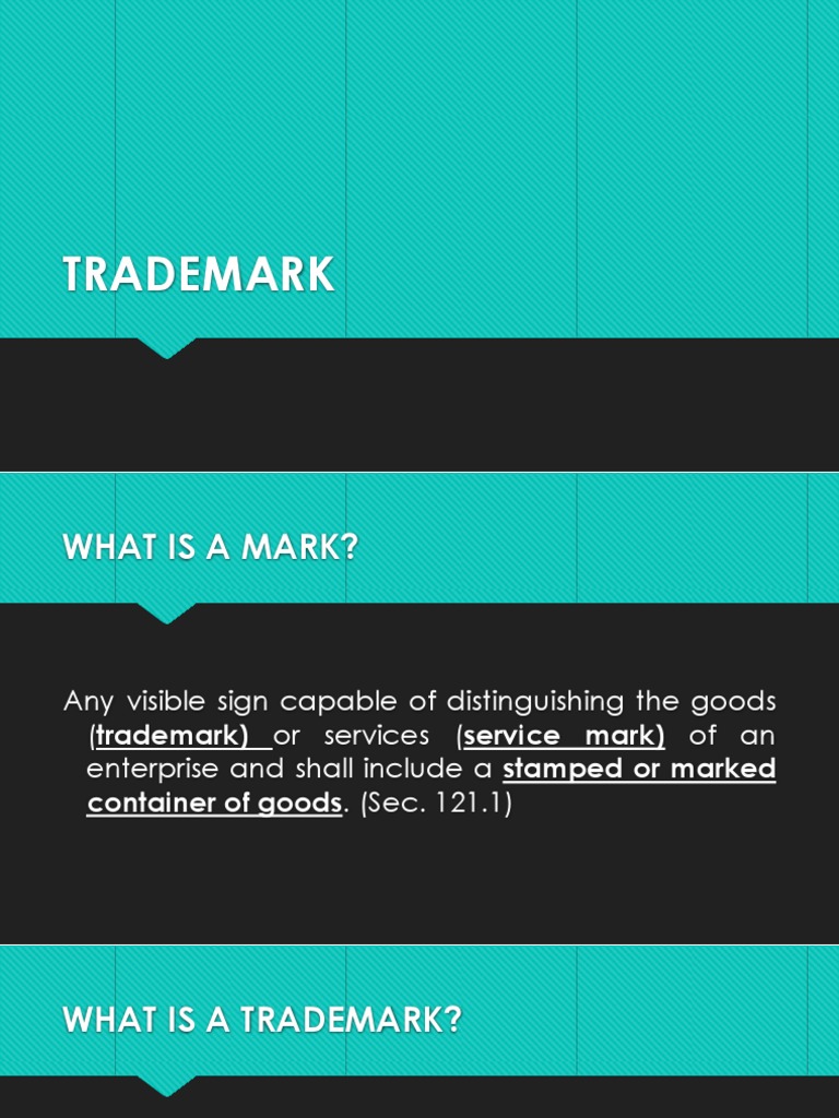TRADEMARK | PDF | Trademark Infringement | Trademark
