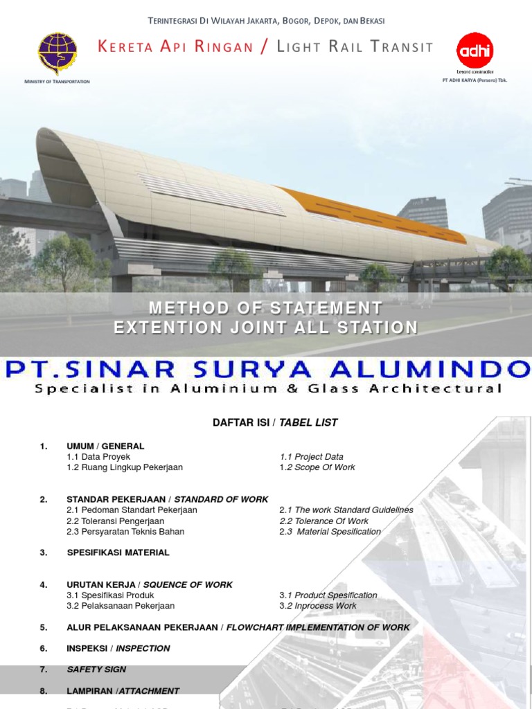 PT SSA Sinar Surya ALumindo - Lampiran Methode LRT - Approval Louvre ...