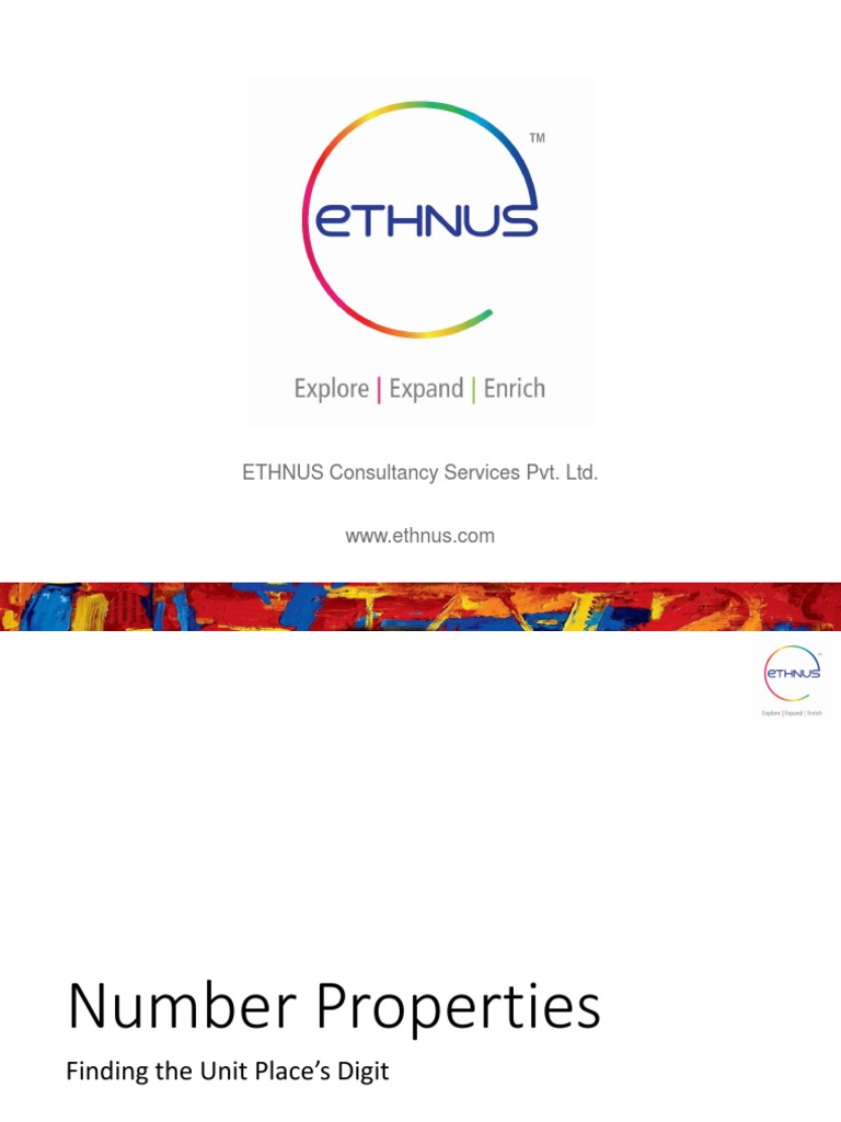 ETHNUS Consultancy Services Pvt. LTD | PDF | Exponentiation ...