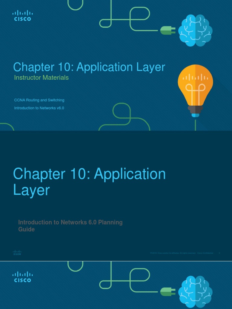 Chapter 10: Application Layer: Instructor Materials | PDF | Internet ...