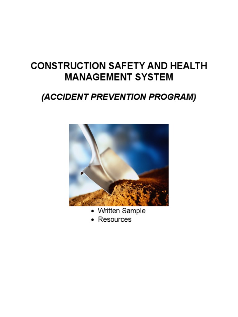 Construction Safety and Health Management System: (Accident Prevention ...