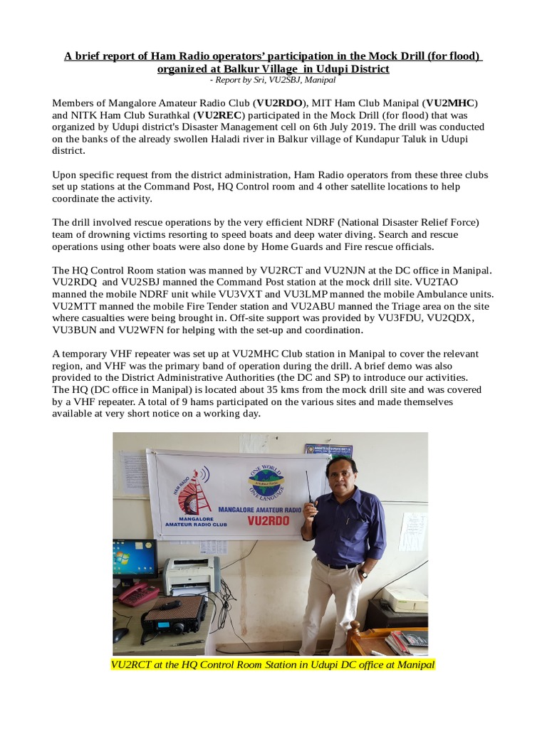 Mock Drill Report | PDF | Emergency Services | Public Safety