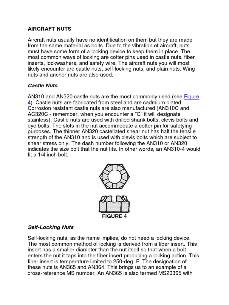Aircraft Nuts | PDF | Nut (Hardware) | Screw