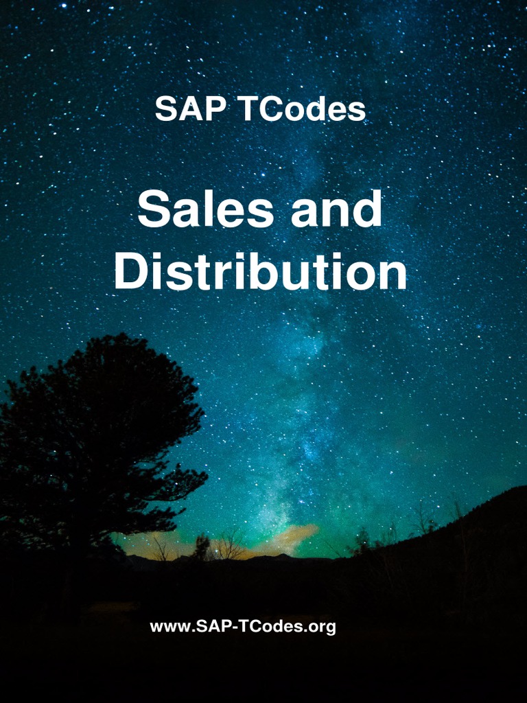 Sap Tcodes Module SD en | PDF | Information Technology Management ...