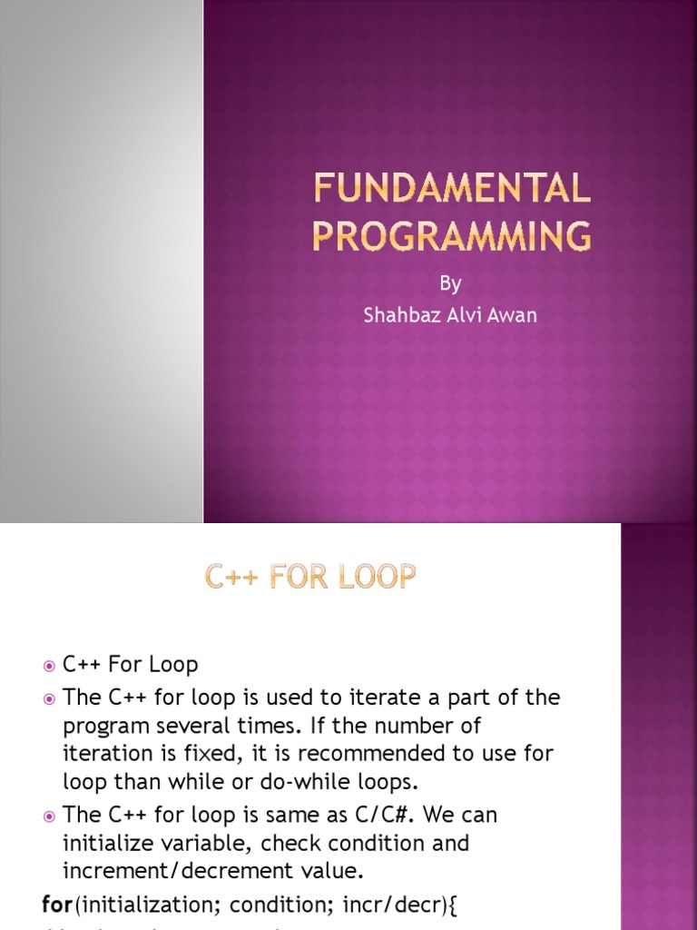 By Shahbaz Alvi Awan | PDF | Control Flow | Areas Of Computer Science
