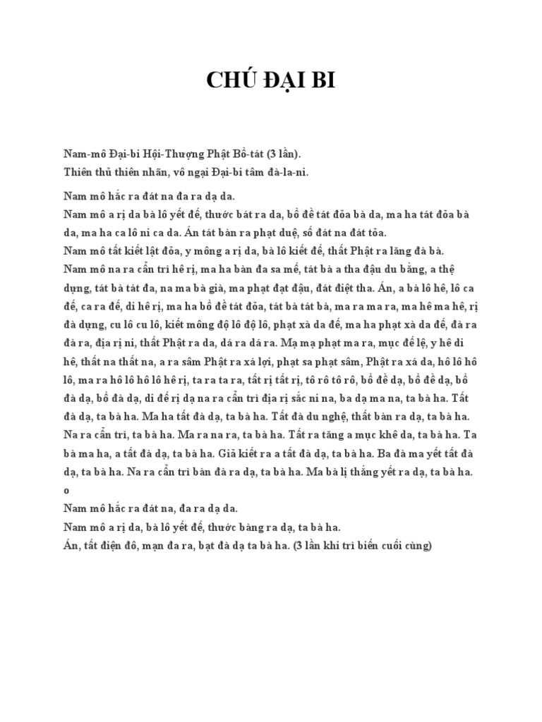 Chu Dai Bi PDF | PDF