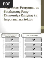 5 Mga Proyekto NG Pamahalaan Tongu Sa Kagalingang Pambayan at Pambansang Kaunlaran | PDF