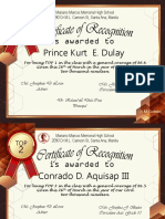 Pageant Runner-Up Certificate Template | PDF | Home & Garden