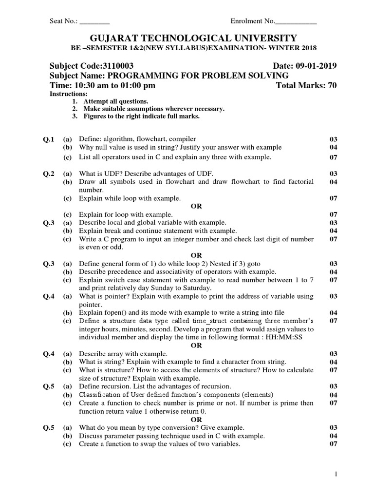 PPS PDF | PDF | C (Programming Language) | Subroutine