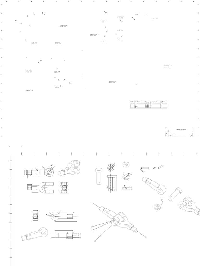 Isometric view mechanical knuckle joint | PDF | Mechanical Engineering ...
